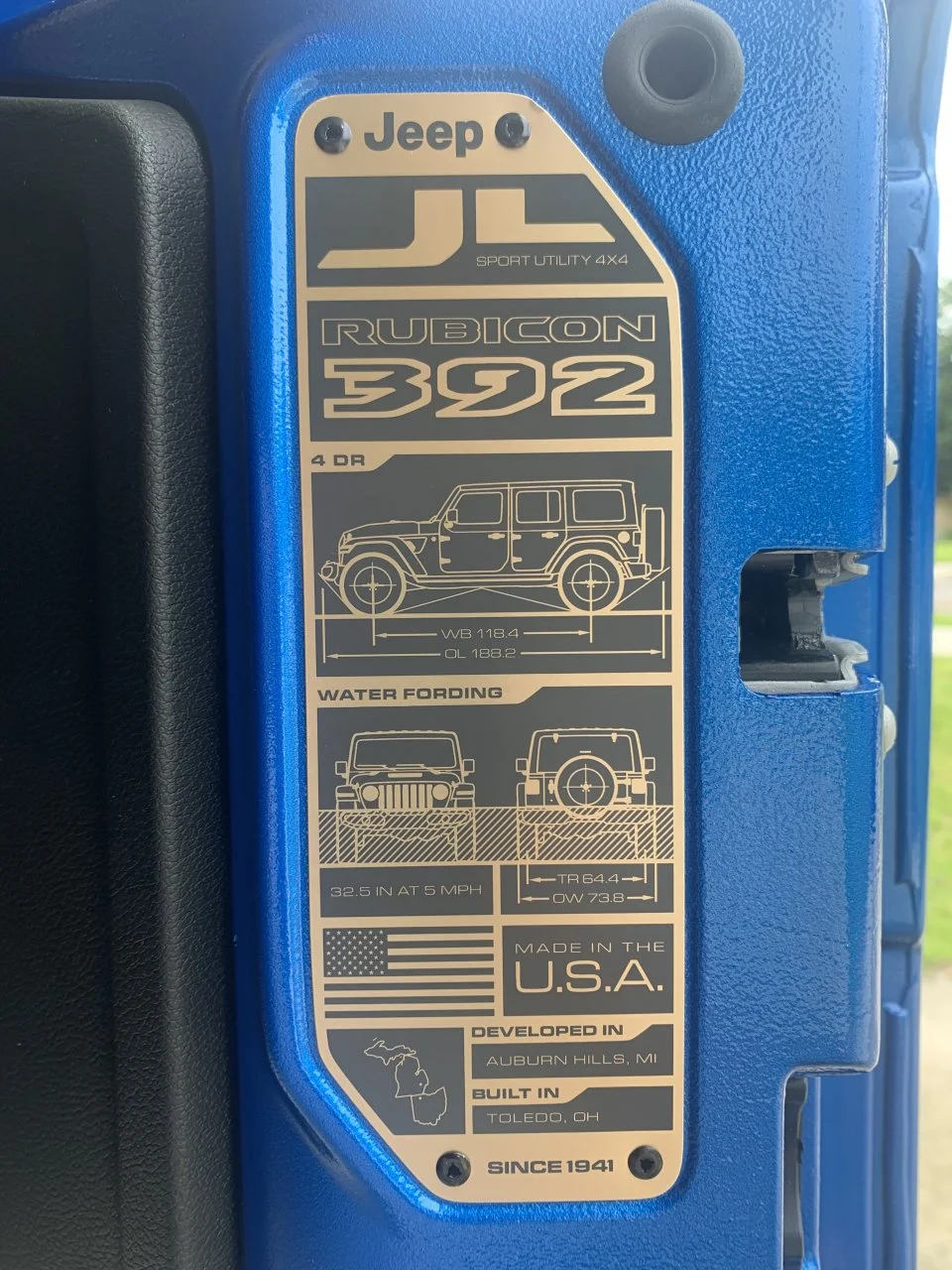 Bronze Data Plate.jpeg | Jeep 392 Forum