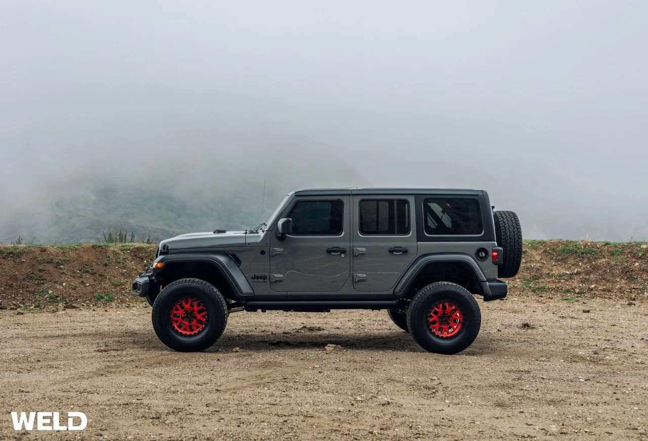 Weld Off-Road 17X9 Cinch 5X114.3 5X127 ET00 BS5.00 Candy Red : Satin ...