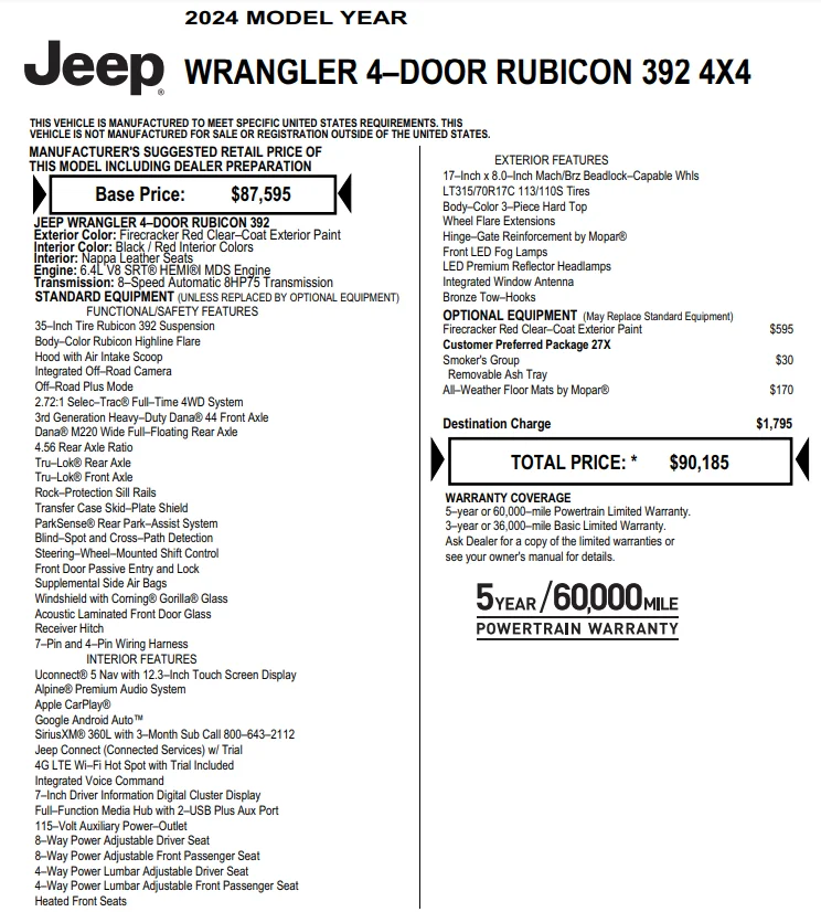Window Sticker.png | Jeep 392 Forum